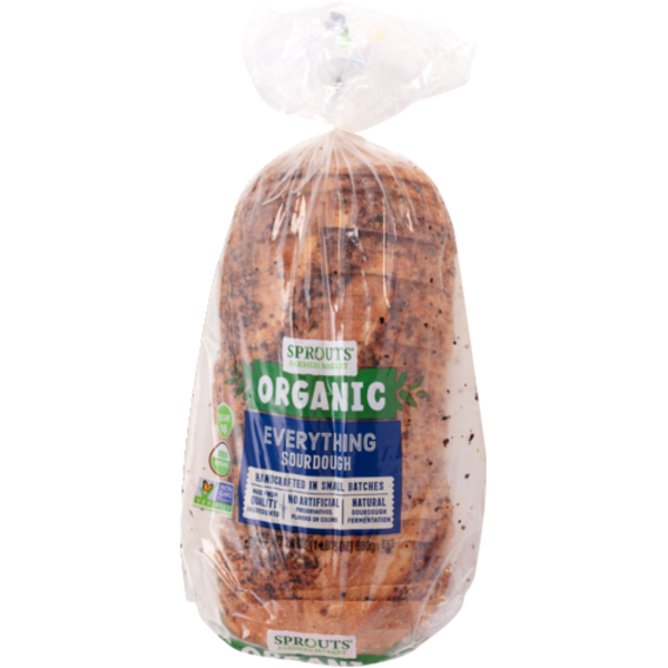 Sprouts Organic Everything Sourdough Bread Same-Day Delivery or Pickup ...