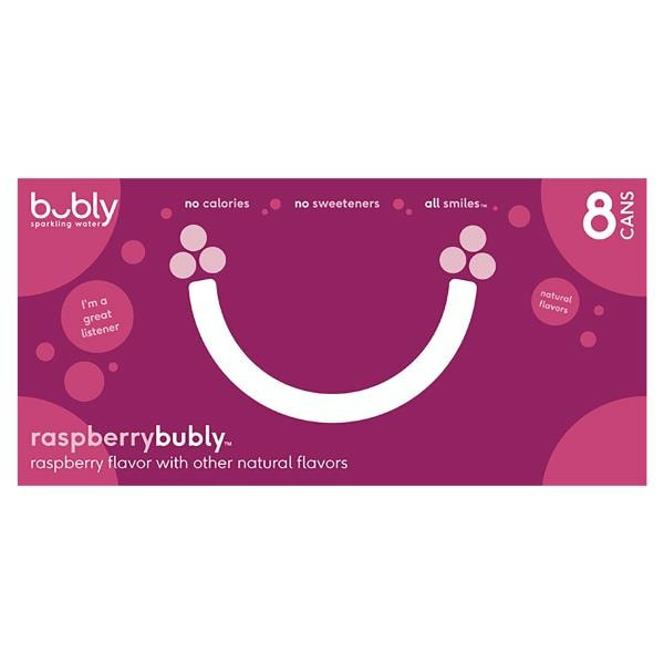 bubly Sparkling Water, Raspberry - Pack Same-Day Delivery or Pickup ...