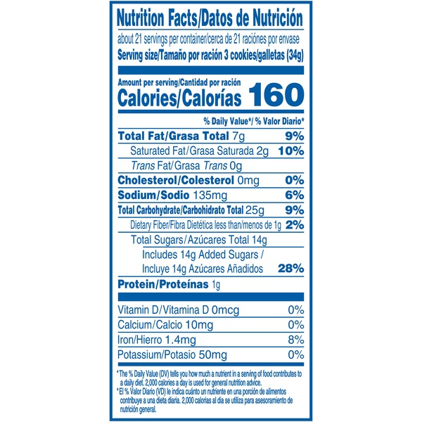 Regular Oreos Nutrition Facts | Besto Blog