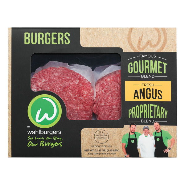 Wahlburgers Burgers, Famous Gourmet Blend, Fresh Angus Same-Day ...