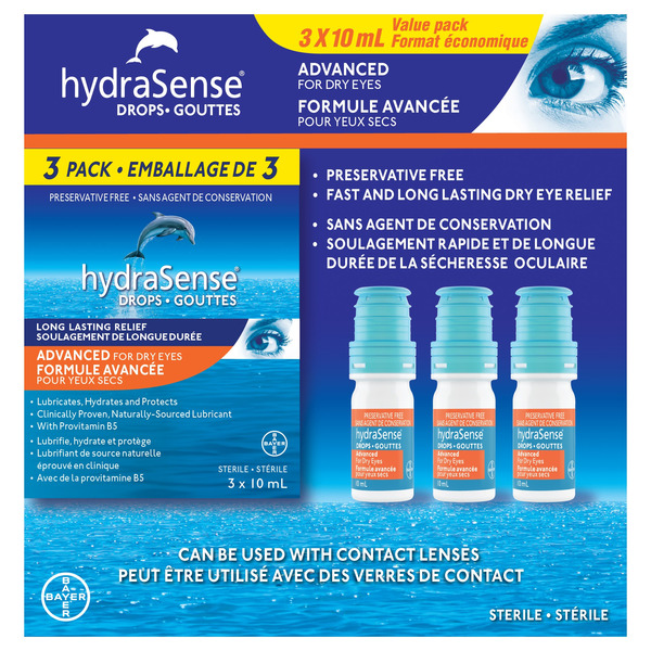 hydraSense Drops Advanced for Dry Eyes Same-Day Delivery | Costco