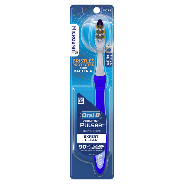 Publix Oral-B Vibrating Pulsar Battery Toothbrush w/Microban, Plaque ...