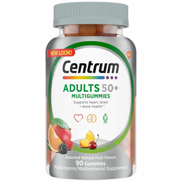 Walgreens Centrum MultiGummies 50+ Adult Multivitamin Same-Day Delivery ...