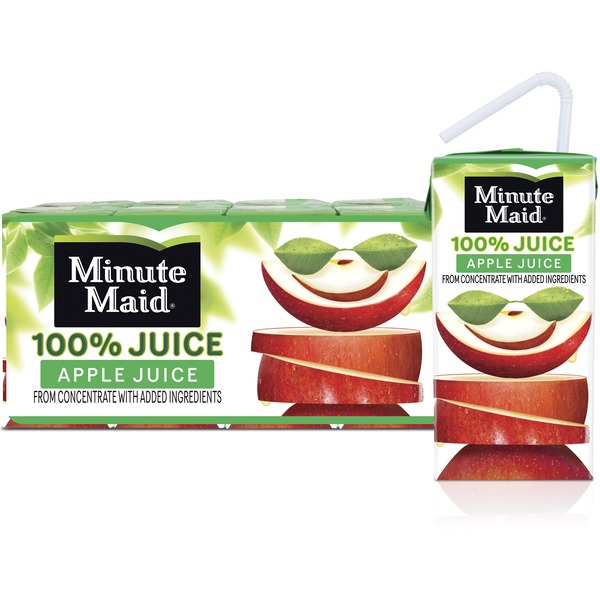 Minute Maid Apple Juice With Vitamin C, Fruit Juice (6 fl oz) - Instacart