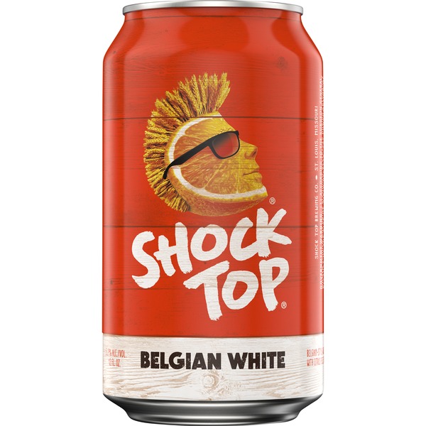 Shock Top Belgian White Belgian White Beer (12 fl oz) - Instacart