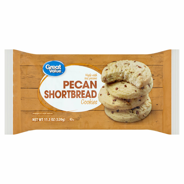 Walmart Great Value Pecan Shortbread Cookies Same-Day Delivery | Instacart