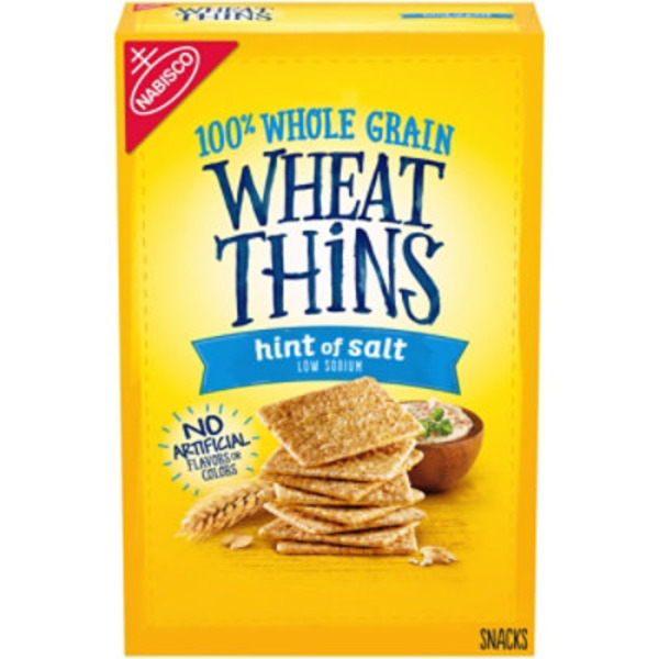 Safeway Wheat Thins Hint Of Salt Low Sodium Whole Grain Wheat Crackers ...