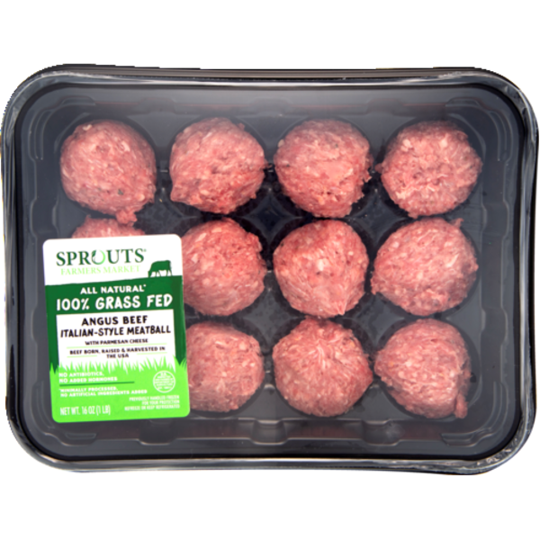 Sprouts 100% Grass-Fed Beef Italian Meatballs Same-Day Delivery or ...