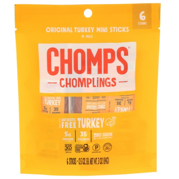 Sprouts Farmers Market Chomps Mini Original Turkey Sticks Same-Day ...