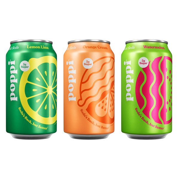 poppi Prebiotic Soda, Endless Summer Variety Pack Same-Day Delivery ...