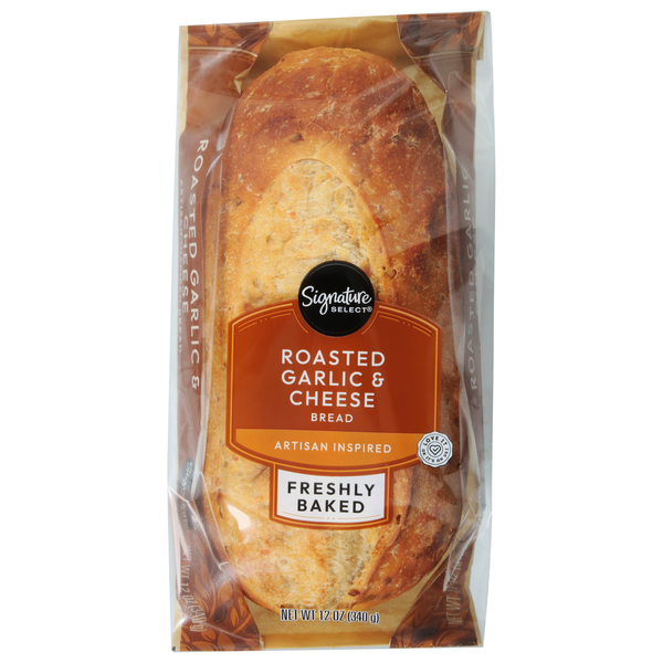 Safeway Signature SELECT Bread, Roasted Garlic & Cheese, Artisan ...