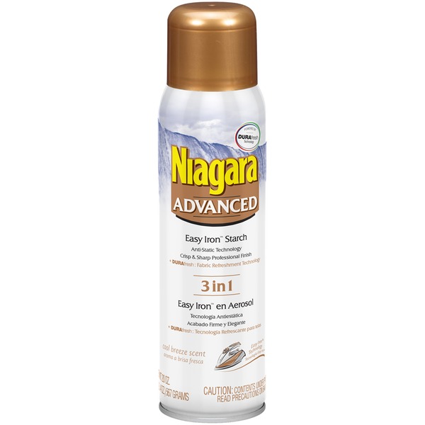 Niagara Advanced 3 in 1 Easy Iron Cool Breeze Scent Spray Starch (20 oz ...