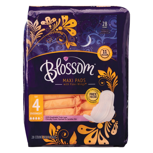 ALDI Blossom Regular Overnight Maxi Pad Same-Day Delivery or Pickup ...