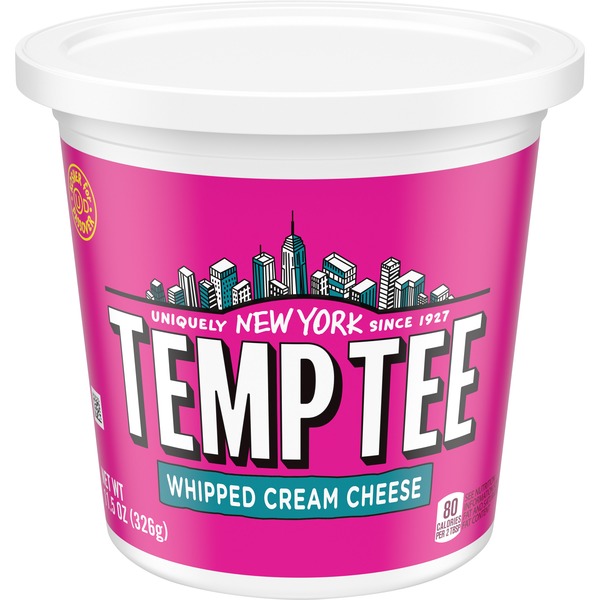 Temptee Temp Tee Whipped Cream Cheese (11.5 oz) - Instacart