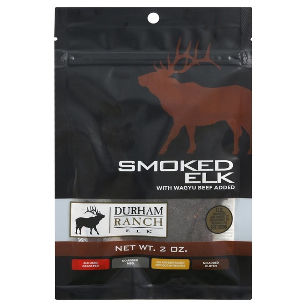 Durham Ranch Elk, with Wagyu Beef Added, Smoked (2 oz) - Instacart
