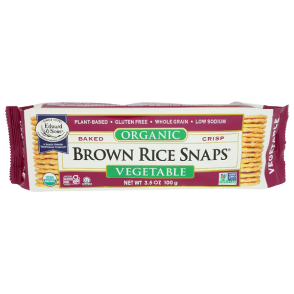 Sprouts Farmers Market Edward & Sons Brown Rice Snaps, Vegetable Pickup ...