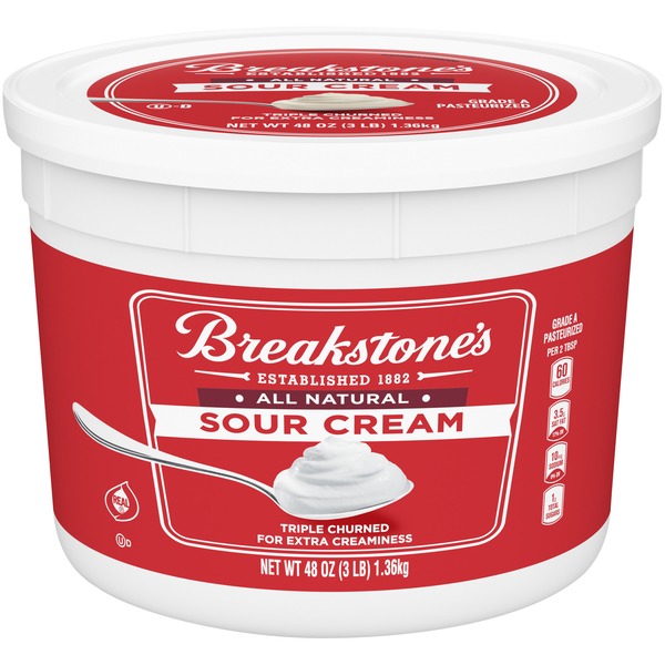 Breakstone'S All Natural Sour Cream (48 oz) - Instacart