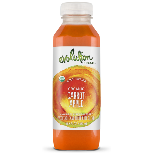 Evolution Fresh Organic Carrot Apple 100% Juice (15.2 fl oz) - Instacart