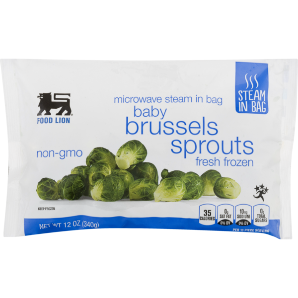 Food Lion Brussels Sprouts, Baby, Fresh Frozen, Bag (12 oz) - Instacart