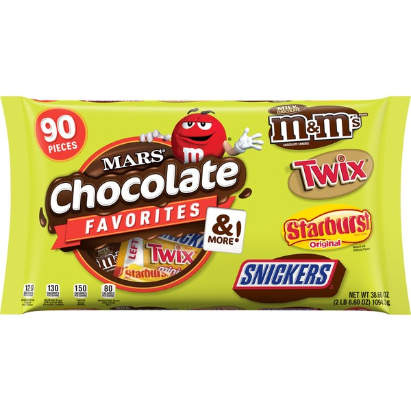Mars Chocolate Halloween Candy Variety Mix Fun Size (38.6 oz) - Instacart