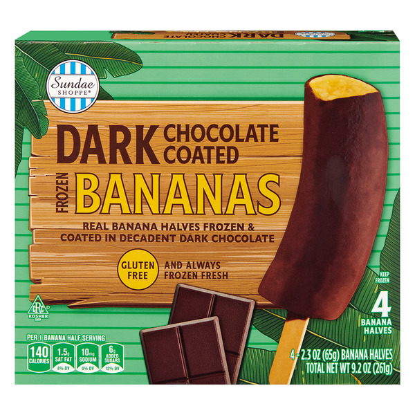 Sundae Shoppe Dark Chocolate Frozen Bananas Same-Day Delivery or Pickup ...