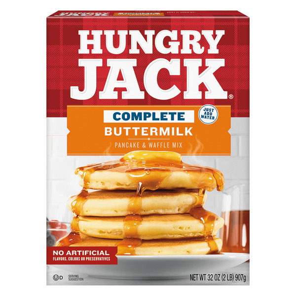 ALDI Hungry Jack Complete Buttermilk Pancake Mix And Waffle Mix Same ...