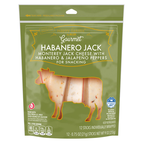 Happy Farms Habanero Jack Cheese Snack Stick Same-Day Delivery or ...