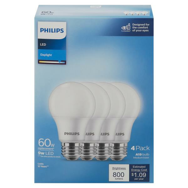 Philips Bulb, LED, Daylight, 9 Watts Same-Day Delivery or Pickup | Publix