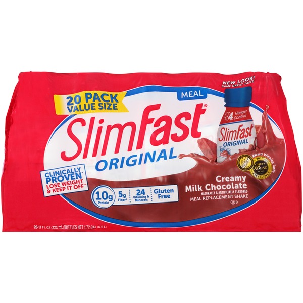 Slimfast Original Creamy Milk Chocolate SlimFast Original Creamy Milk ...