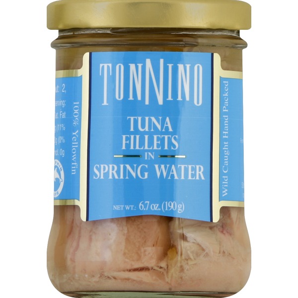 Tonnino Tuna Fillets, in Spring Water (6.7 oz) - Instacart