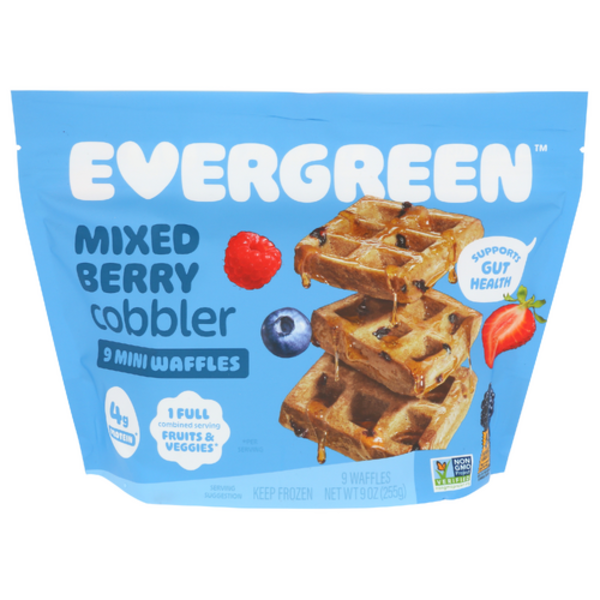Evergreen Mixed Berry Berry Cobbler, Frozen, Mini Waffles Same-Day ...