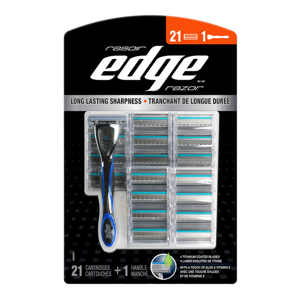 Schick Edge Razor With 21 Cartridges Same-Day Delivery | Costco