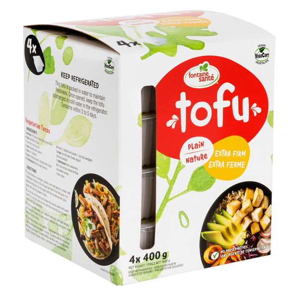 Costco Fontaine Sante 12C 8T3H 288P 35SL 45WCSL Extra Firm Tofu Spread ...