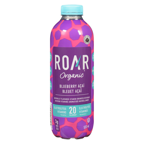 ROAR Organic Organic Blueberry Acai Hydration Electrolyte Infusions ...