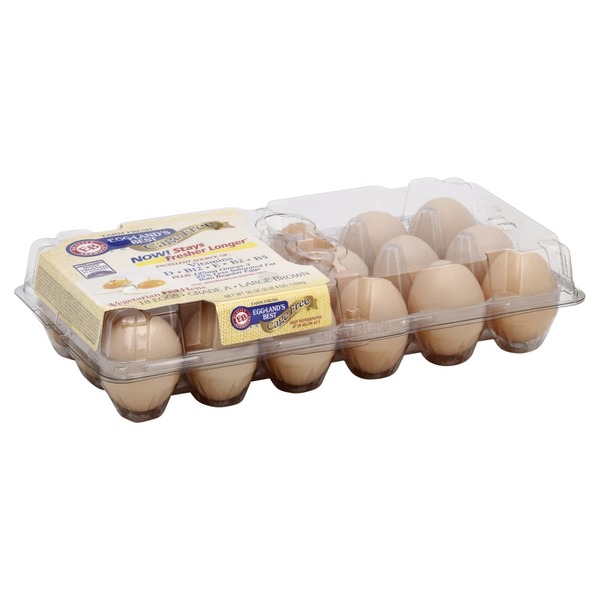 Eggland's Best Eggs, Brown, Cage Free, Large (18 ct) - Instacart