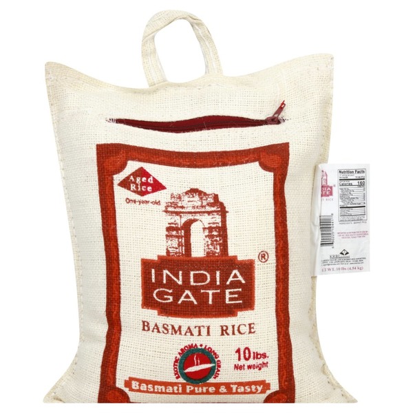 India Gate Basmati Rice, Long Grain (10 lb) - Instacart