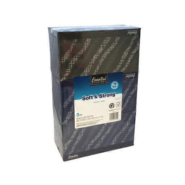 Essential Everyday 3 Pack Facial Tissue (210 ct) - Instacart