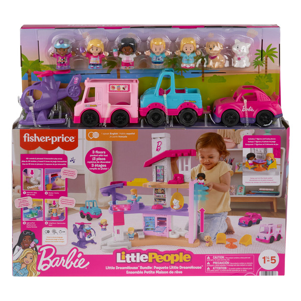 Costco Fisher-Price Little People Barbie Dreamhouse - Multi Same-Day ...