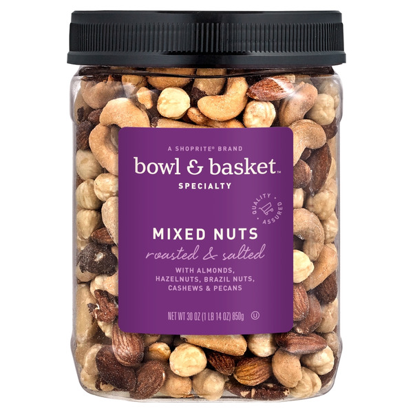 ShopRite Bowl & Basket Specialty Roasted & Salted Mixed Nuts Same-Day ...