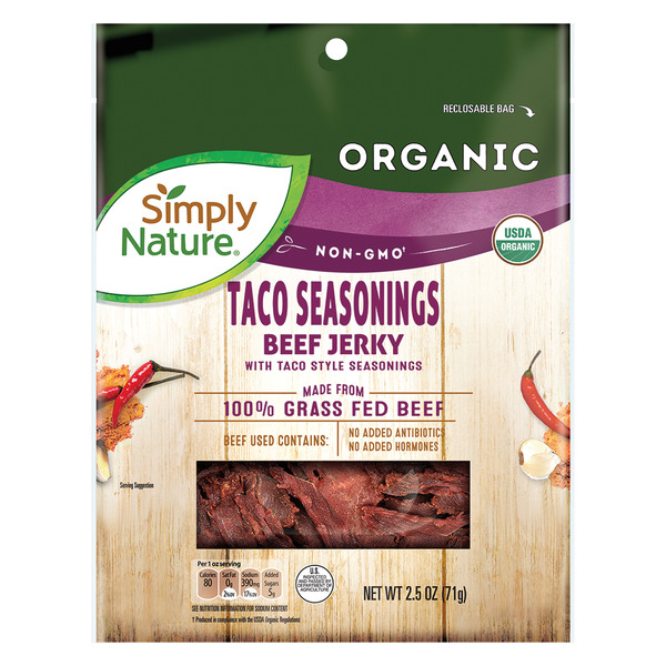 Simply Nature Organic Taco Beef Jerky Same-Day Delivery or Pickup | ALDI