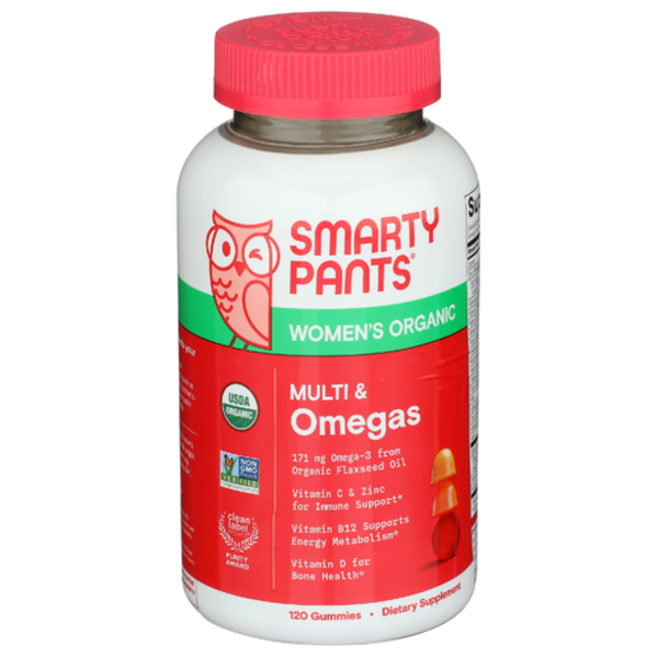 SmartyPants Women's Organic Formula Multivitamin Gummies Same-Day ...