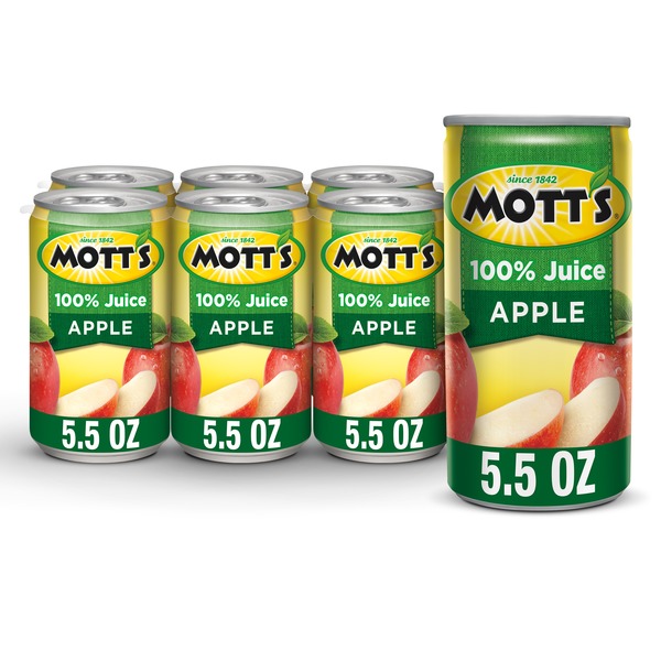 Mott's 100% Original Apple Juice (5.5 fl oz) - Instacart
