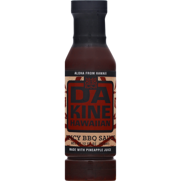 Da Kine Hawaiian BBQ Sauce, Spicy (12 oz) - Instacart