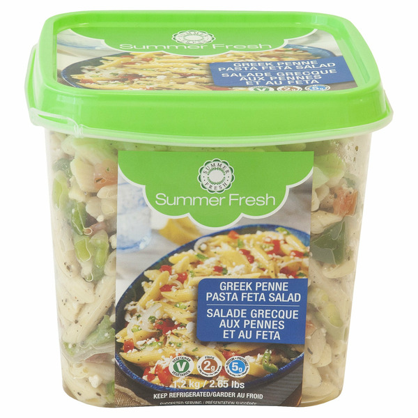 Summer Fresh Greek Penne Pasta Feta Salad Same-Day Delivery | Costco