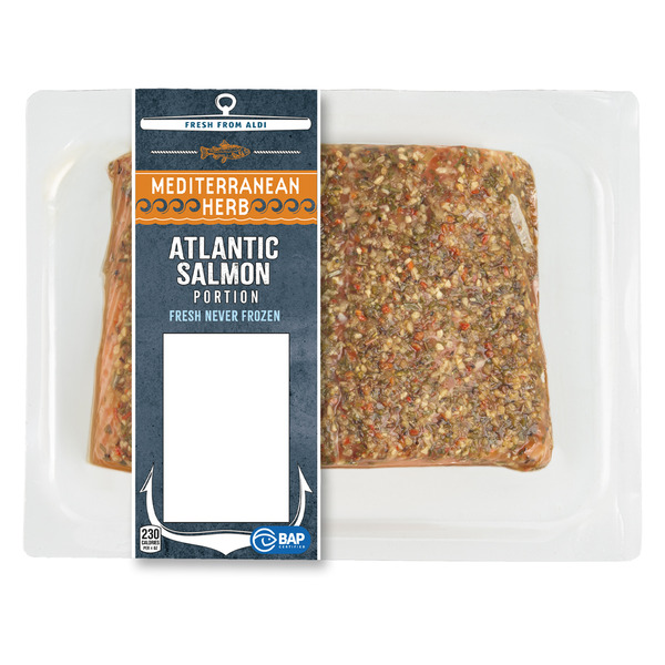 Fresh, Never Frozen Atlantic Salmon w/ Mediterranean Herb Same-Day ...