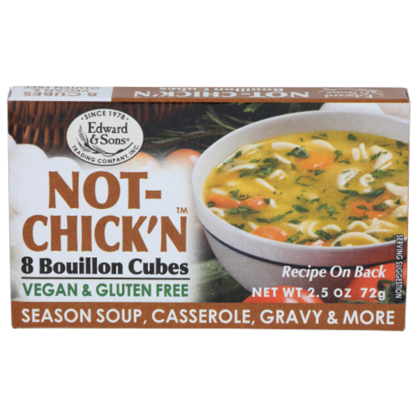 Sprouts Farmers Market Edward & Sons Bouillon Cubes, Not-Chick'n Same ...