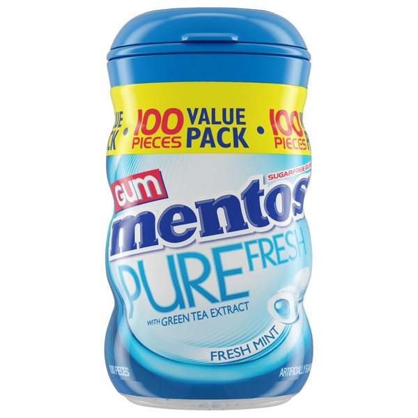Kroger Mentos Gum, Sugar Free, Fresh Mint, Value Pack Same-Day Delivery ...