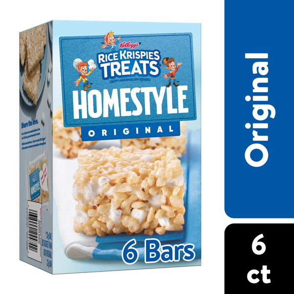 Publix Rice Krispies Treats Homestyle Crispy Marshmallow Squares, Kids ...