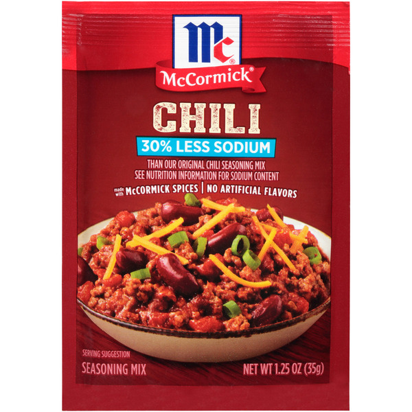 McCormick Less Sodium Chili Seasoning Mix Same-Day Delivery or Pickup ...