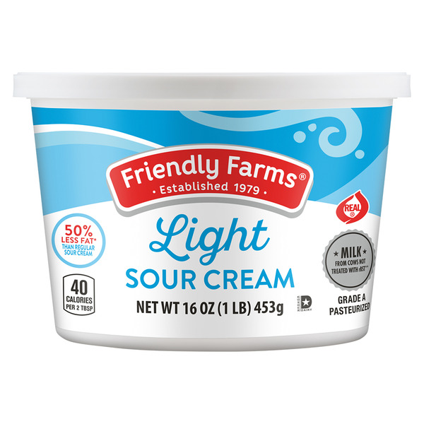 Friendly Farms Light Sour Cream Same-Day Delivery or Pickup | ALDI